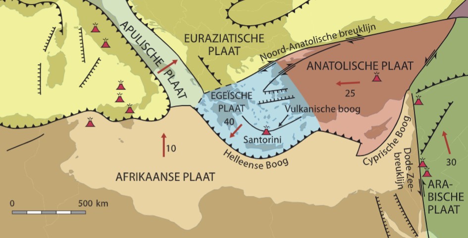 Plaatgrenzen Diagram Endogene En Exogene Krachten Wikiwijs Maken